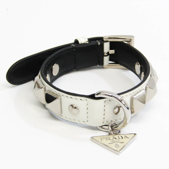 Prada | Other | Prada Brushed Leather Pet Color 2yc3 Collar Leather ...